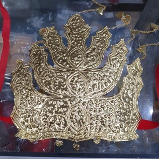 Jual Mahkota Bulang Anak Adat Mandailing / Aksesoris Kepala Adat Batak ...
