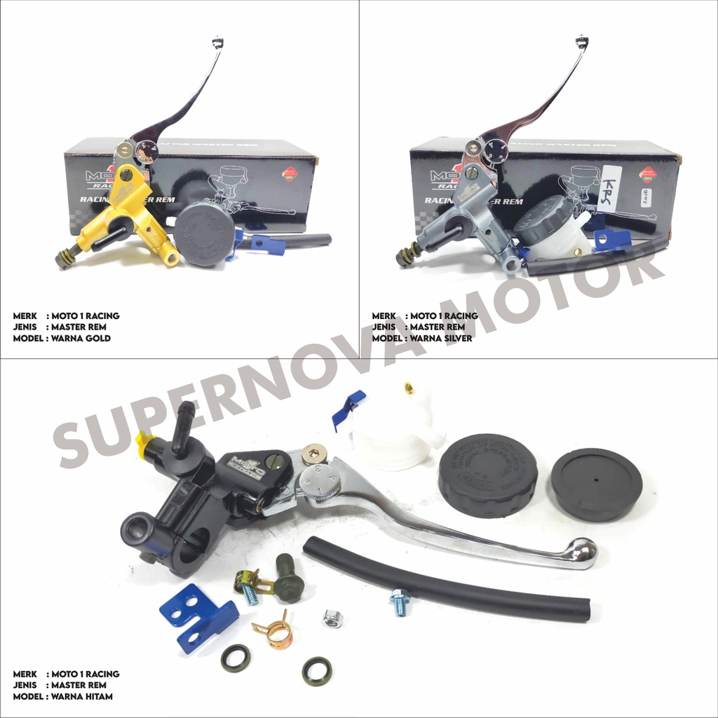 Jual MASTER REM MOTO1 RADIAL KANAN MODEL NISSIN UNIVERSAL MOTO1 RACING ...