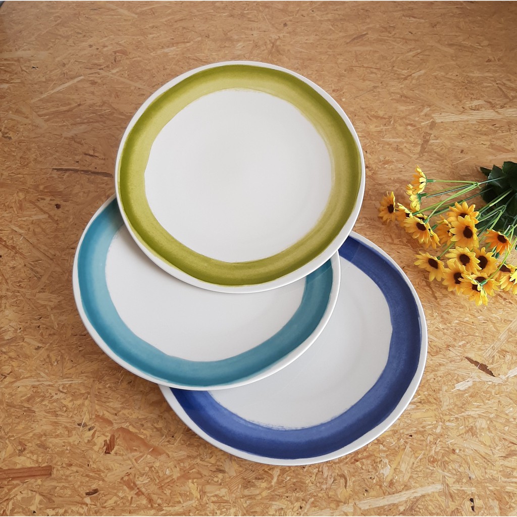 Jual 00169 Piring Makan Keramik Lenox / Piring Keramik / Piring Makan ...