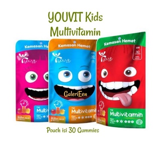 Jual YOUVIT KIDS OMEGA 3 MULTIVITAMIN ANAK ISI 60 / 30 / 7 GUMMY POUCH JUMBO PERMEN | Shopee ...