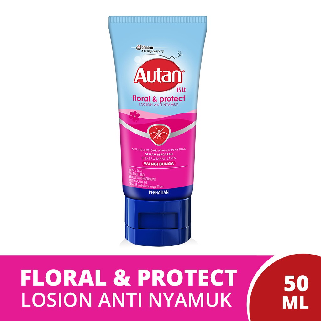 Autan Floral & Protect Tube 50 ml | Shopee Indonesia