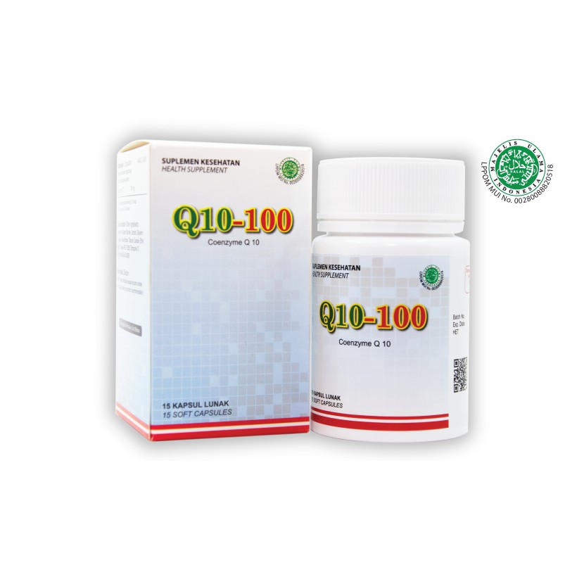 Jual Q10 - 100 (Suplemen antioksidan + anti aging+kesehatan jantung ...