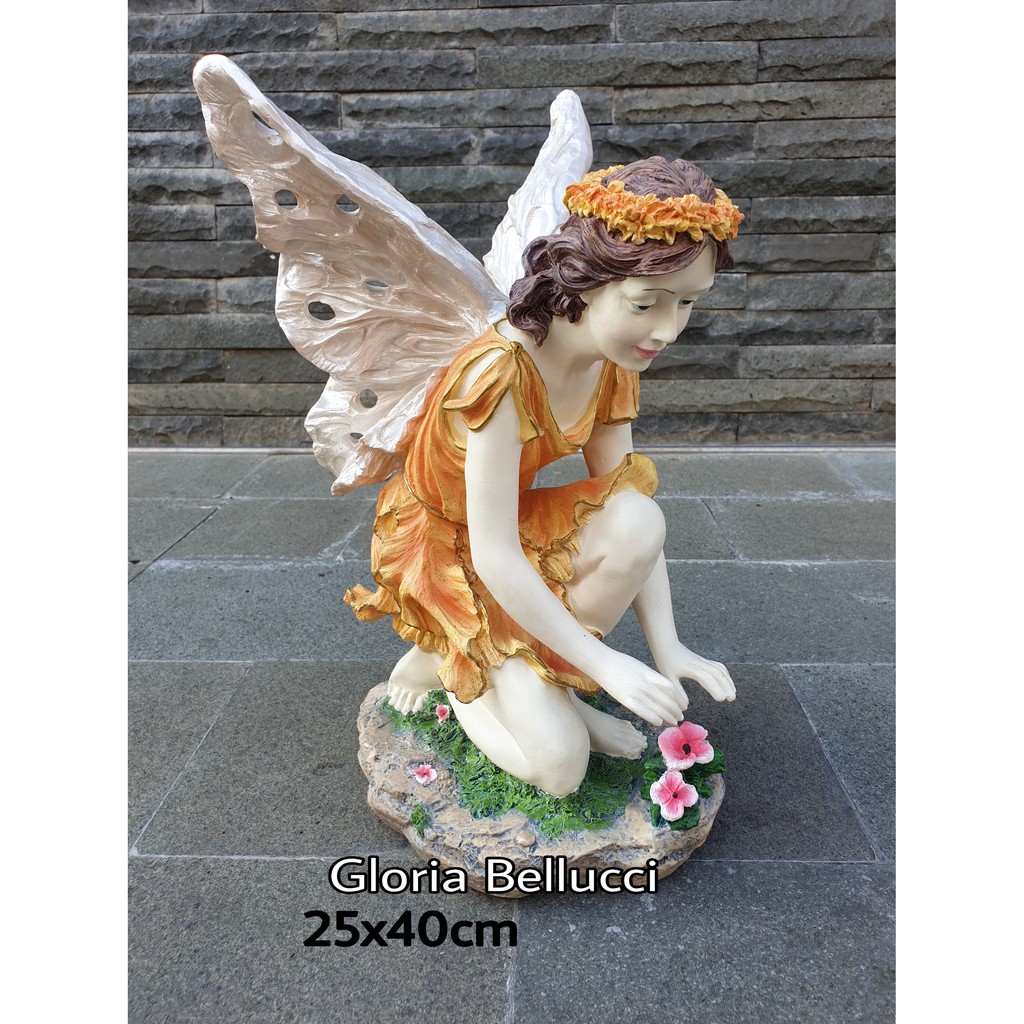 Jual patung pajangan angel malaikat peri jumbo taman makam dekor ...