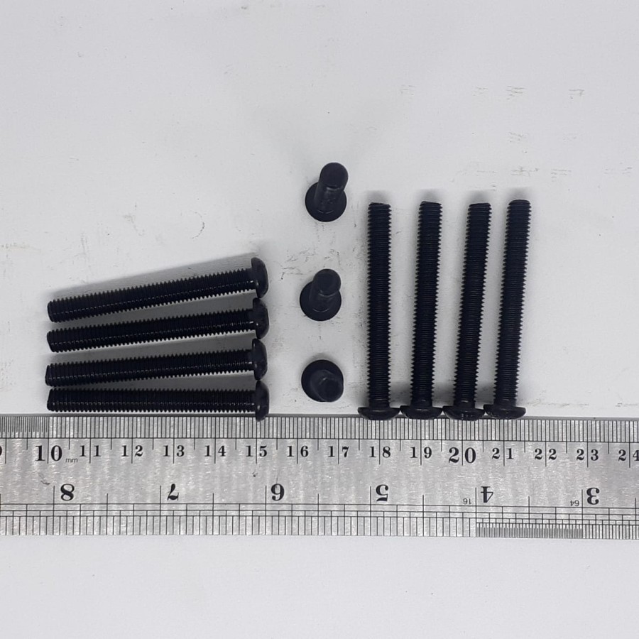 Jual BAUT L BUTTON M6 X 50 BAJA BUTTON HEAD SCREW M6X50 HITAM PANJANG 5CM 5 CM BAUT 10 KUNCI L4 ...