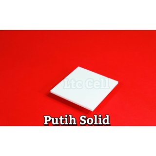 Jual Acrylic Putih Solid 2mm Akrilik Custom Putih Pekat Laser Cutting ...