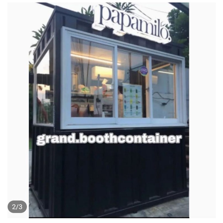 Jual BOOTH CONTAINER UKURAN 200X180X200 CM CUSTOM | Shopee Indonesia