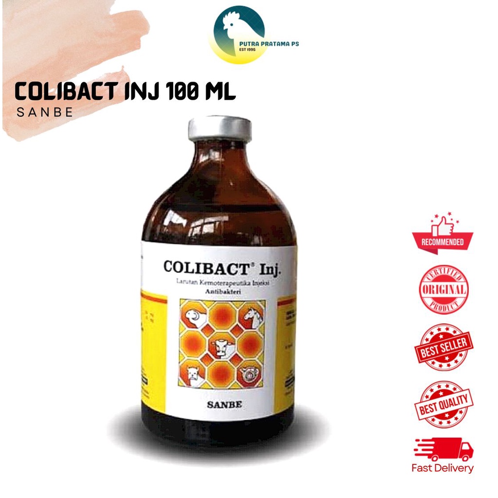 Jual COLIBACT INJ 100 ml - SANBE - Antibiotik Hewan Diare Batuk Pilek ... Jual COLIBACT INJ 100 ml - SANBE - Antibiotik Hewan Diare Batuk Pilek ...