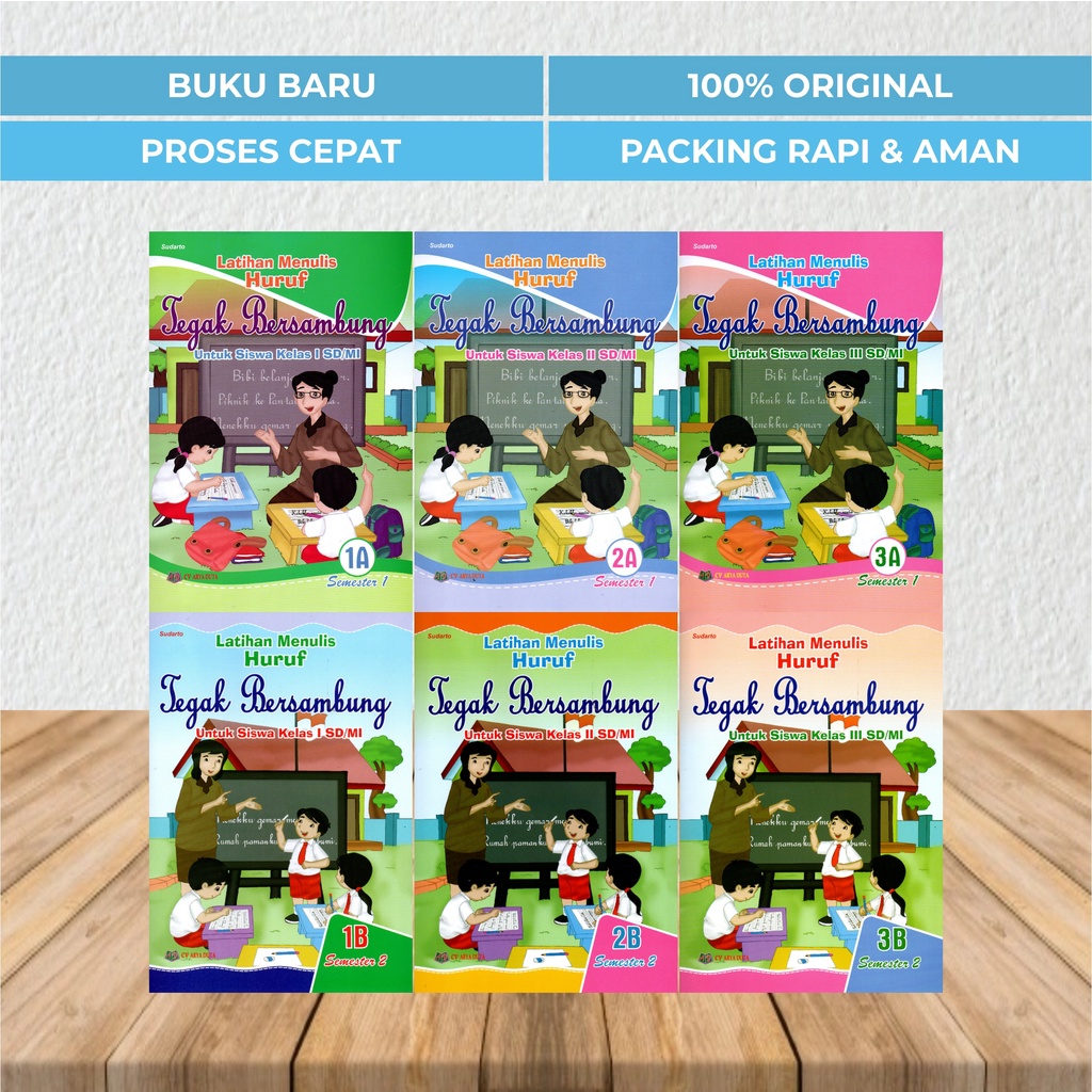 Jual LATIHAN MENULIS HURUF TEGAK BERSAMBUNG KELAS 1,2,3,4,5,6 | Shopee ...