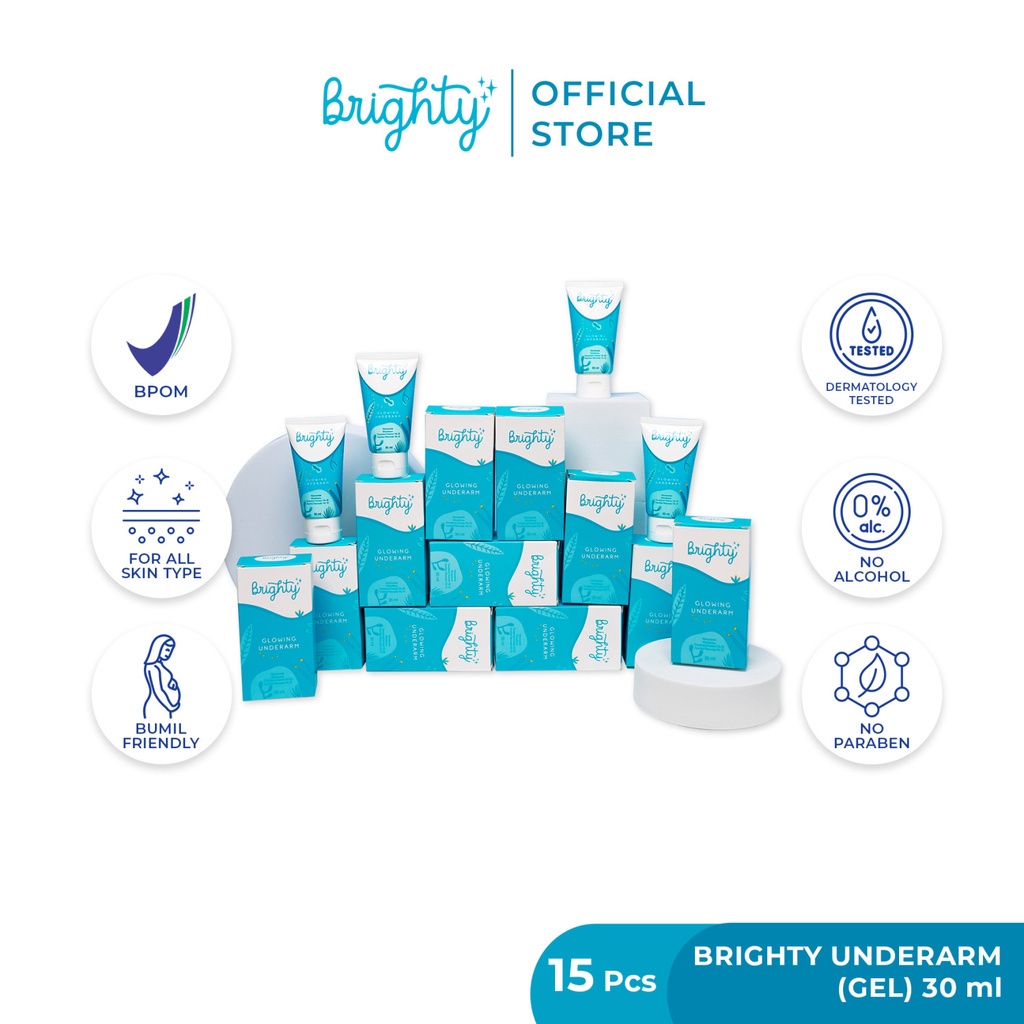 Jual [Paket 15pcs] Brighty Glowing Underarm | Shopee Indonesia