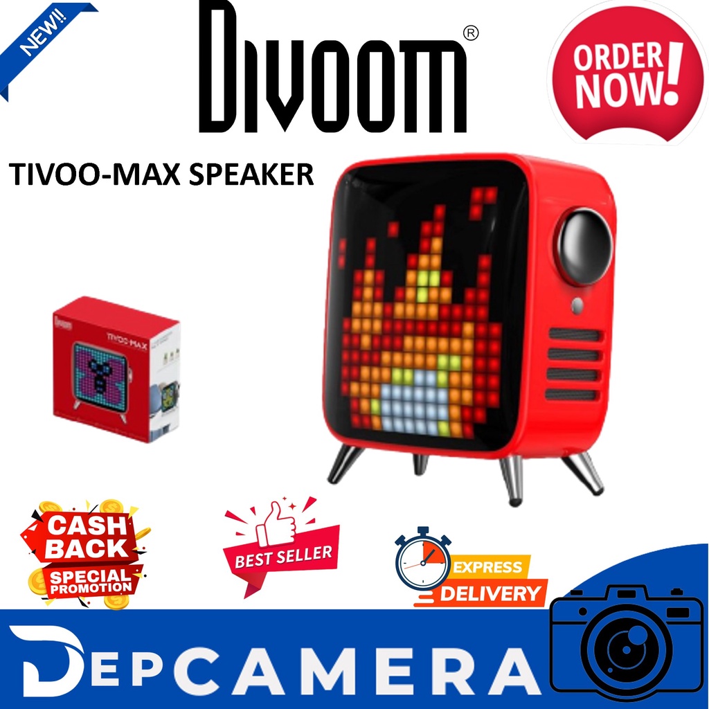 Jual Divoom Tivoo Max Pix Art Wireless Bluetooth Speaker | Shopee Indonesia
