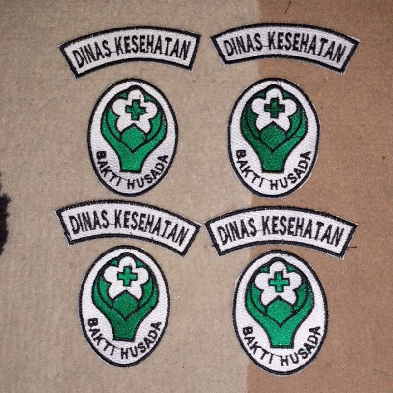 Jual logo bakti husada dan bed lengan bordir dinas kesehatan | Shopee ...