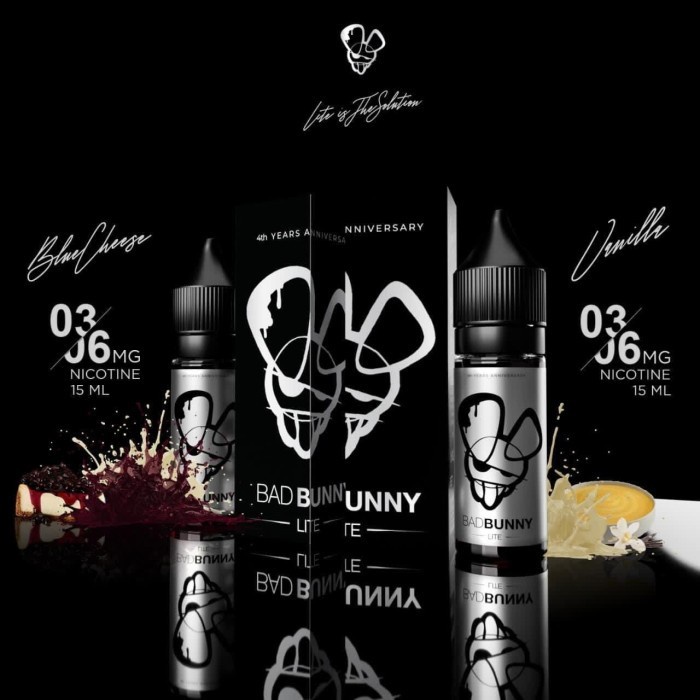 Jual Bad Bunny Lite Bluecheese & Vanilla 2x15ML by Bad Bunny Liquid ...