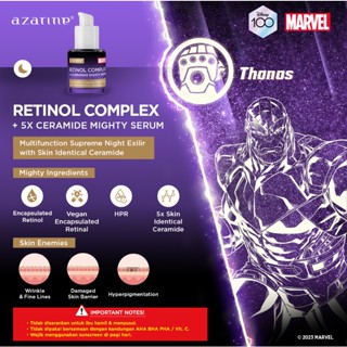 Jual [Azarine x Marvel] Retinol Complex + 5x Ceramide Mighty Serum 20ml ...