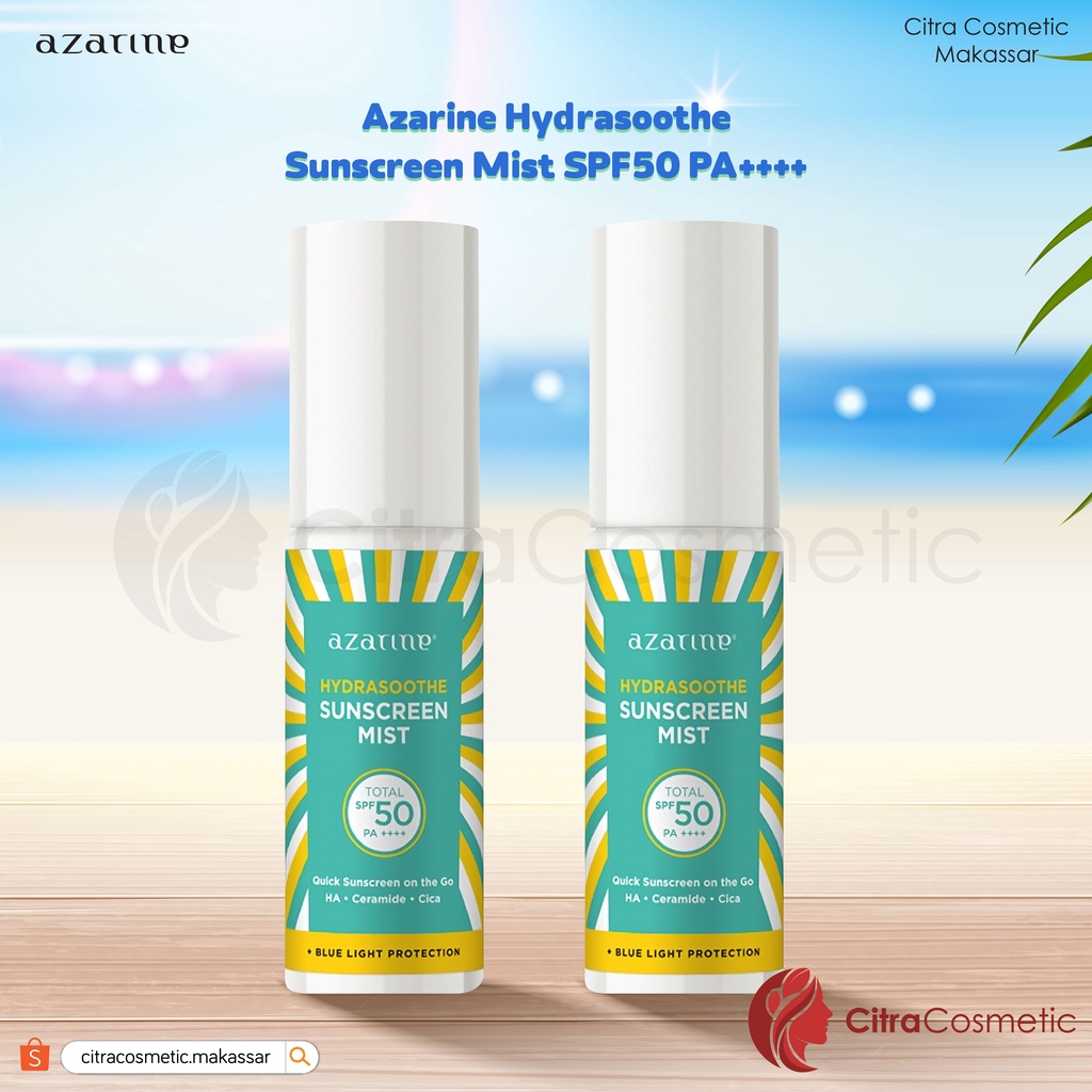 Jual Azarine Hydrasoothe Sunscreen Mist Spf 50 Pa++++ 60 Ml | Shopee ... Jual Azarine Hydrasoothe Sunscreen Mist Spf 50 Pa++++ 60 Ml | Shopee ...