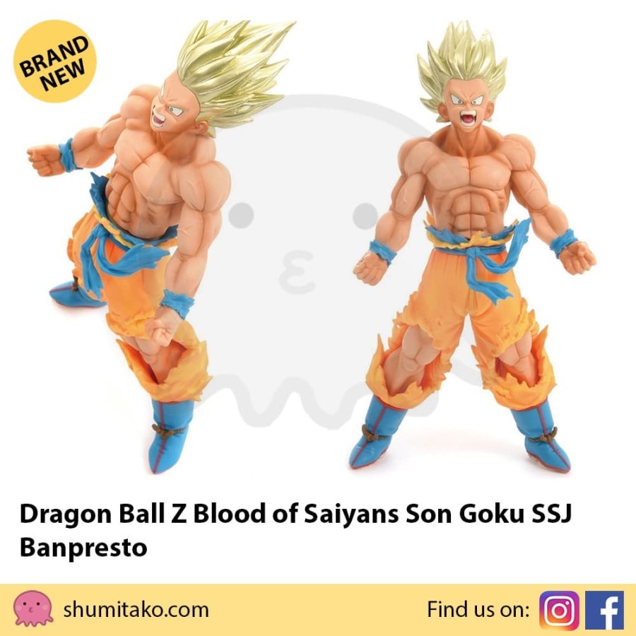Jual Dragon Ball Z Blood of Saiyans Son Goku SSJ by Banpresto | Shopee ...