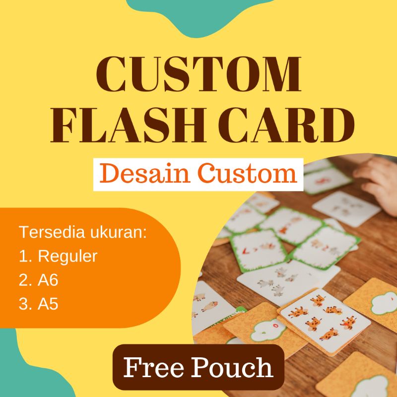 Jual Flash Card Custom Semua Tema | Shopee Indonesia
