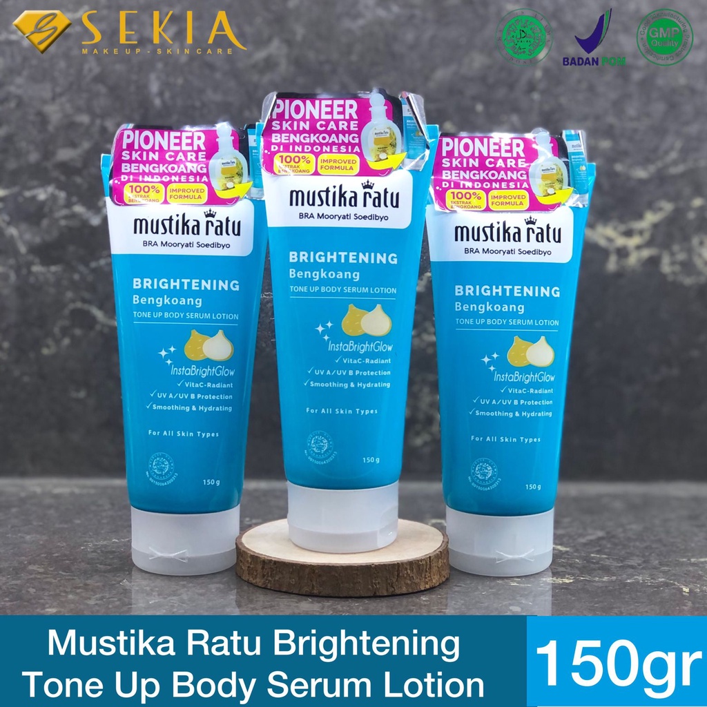 Jual MUSTIKA RATU BRIGHTENING BENGKOANG TONE UP BODY SERUM LOTION 150GR ...