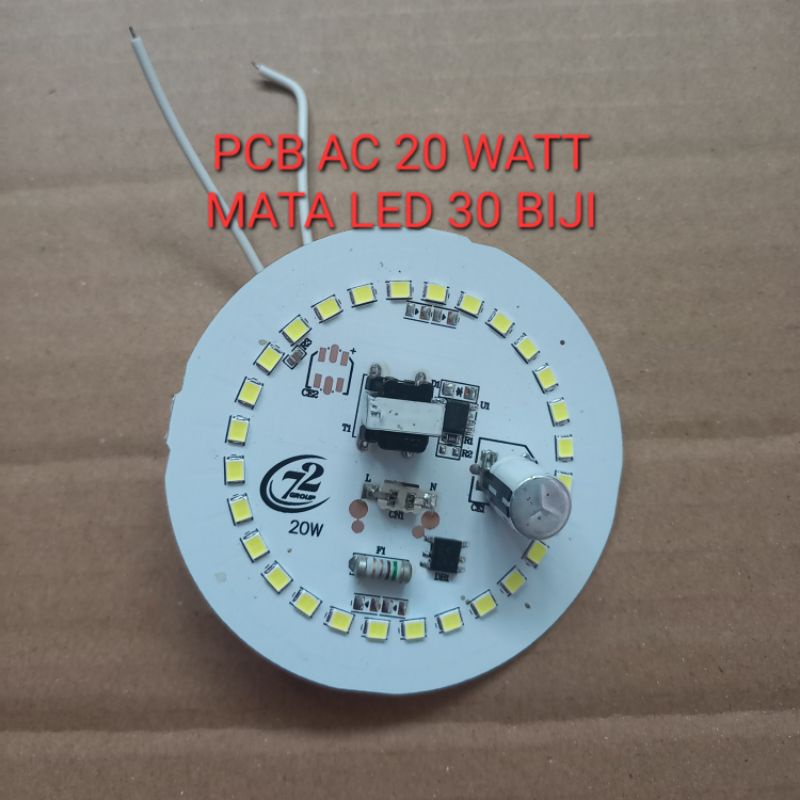 Jual Pcb Modul Lampu Led Ac TRAVO 20 Watt Putih / biji | Shopee Indonesia