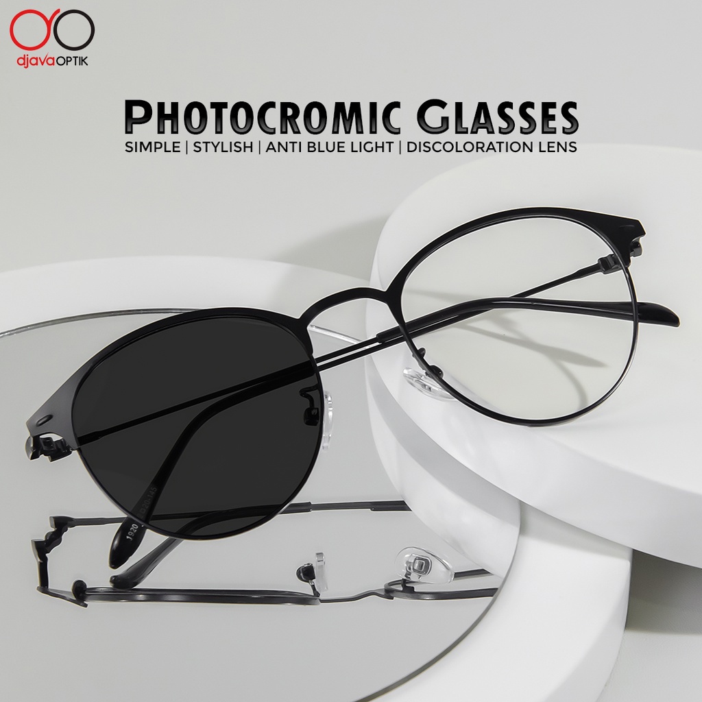 Jual DJAVA OPTIK - Frame Seventeen - Kacamata Photocromic Style Vintage 192 | Shopee Indonesia
