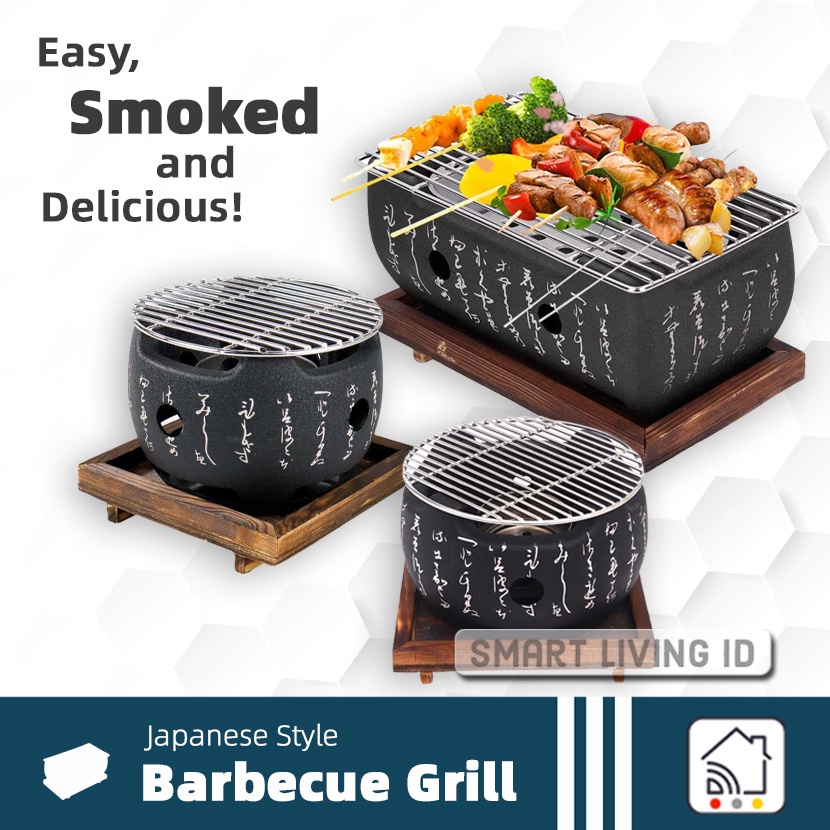 Jual Alat Panggang Panggangan Arang Ala Jepang Japanese Style BBQ ...