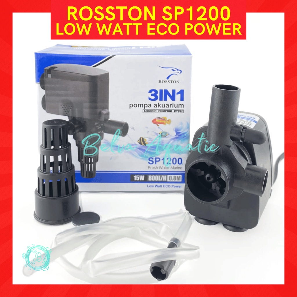 Jual ROSSTON SP 1200 LOW WATT ECO POWER HEAD Hemat Daya Listrik Pompa ...