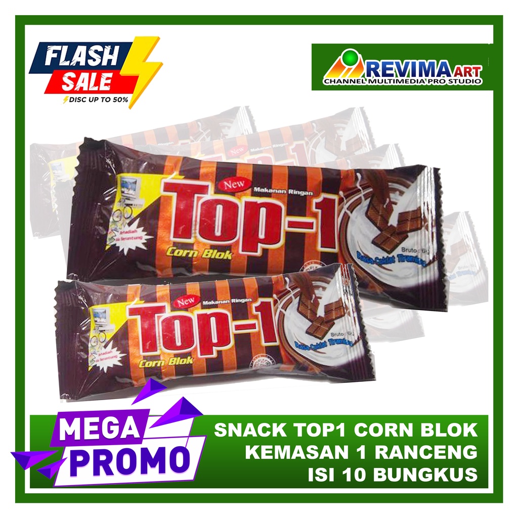 Jual Snack Chiki TOP-1 CORN BLOK BERHADIAH Untuk1 PACK isi 10 Bungkus ...
