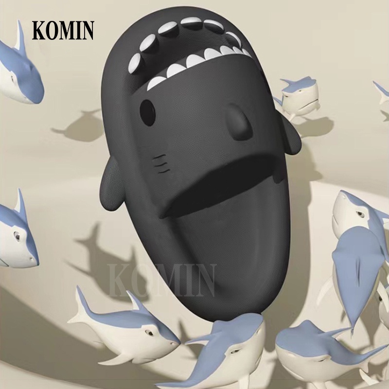 Jual Komin Sandal Hiu Wanita Korean Sendal Hiu Karet Anti Slip Casual ...