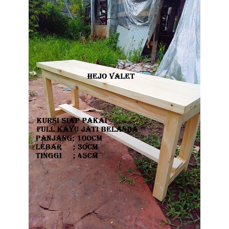 Jual GROSIR kursi kayu jati belanda kursi siap pakai kursi panjang ...