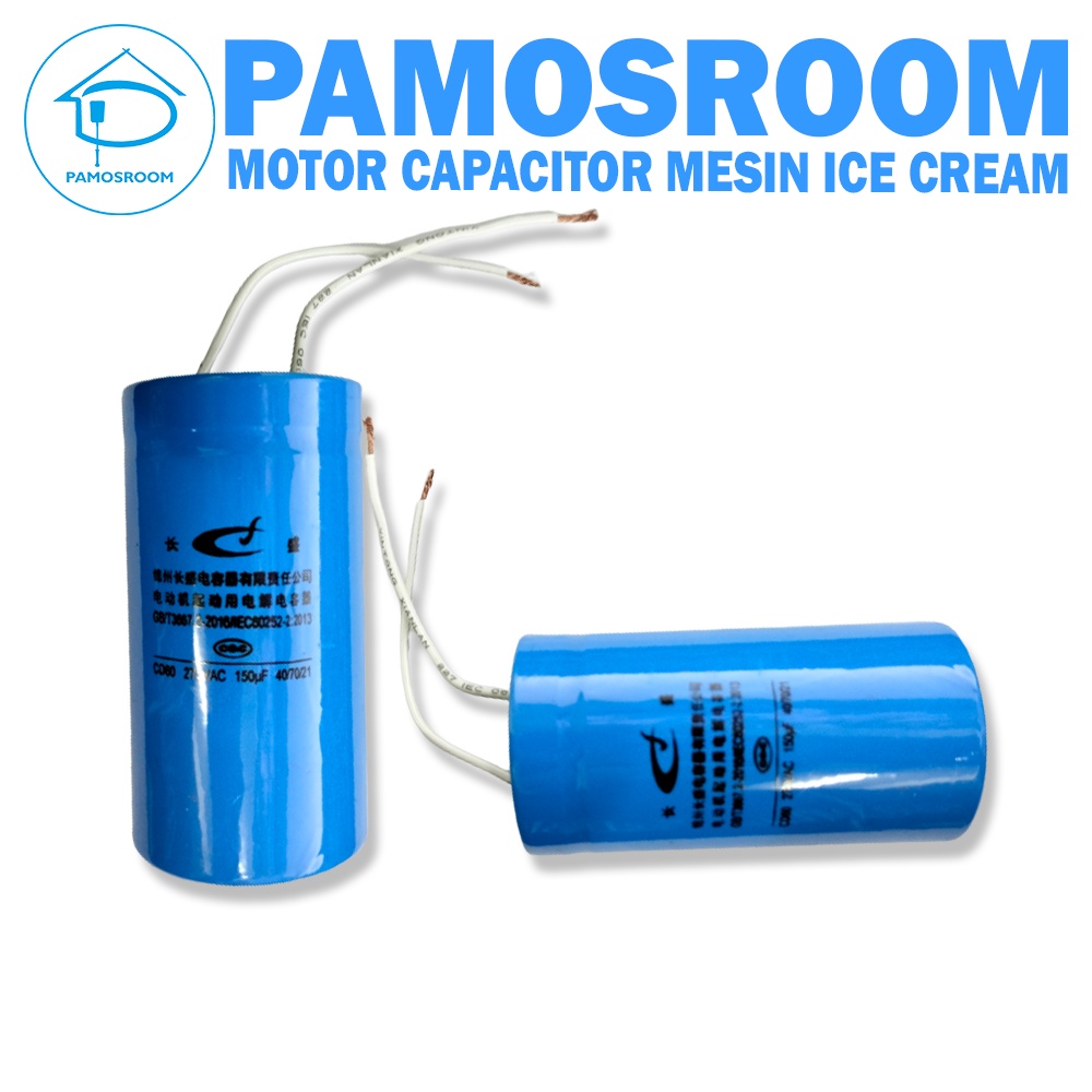 Jual Pamosroom Motor Capacitor Starting CD60 275VAC Sparepart Es Krim ...