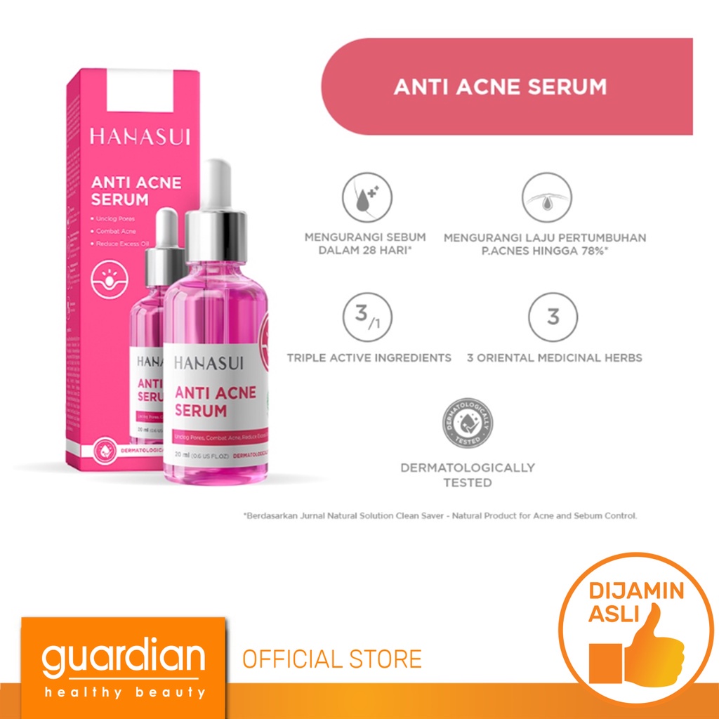 Jual Hanasui Anti Acne Serum 20Ml | Shopee Indonesia