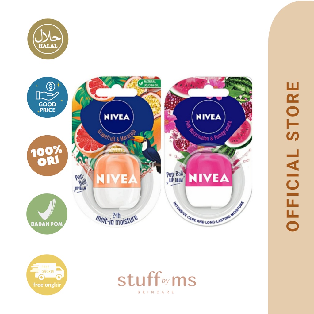 Jual Nivea Pop Ball Lip Balm | Shopee Indonesia