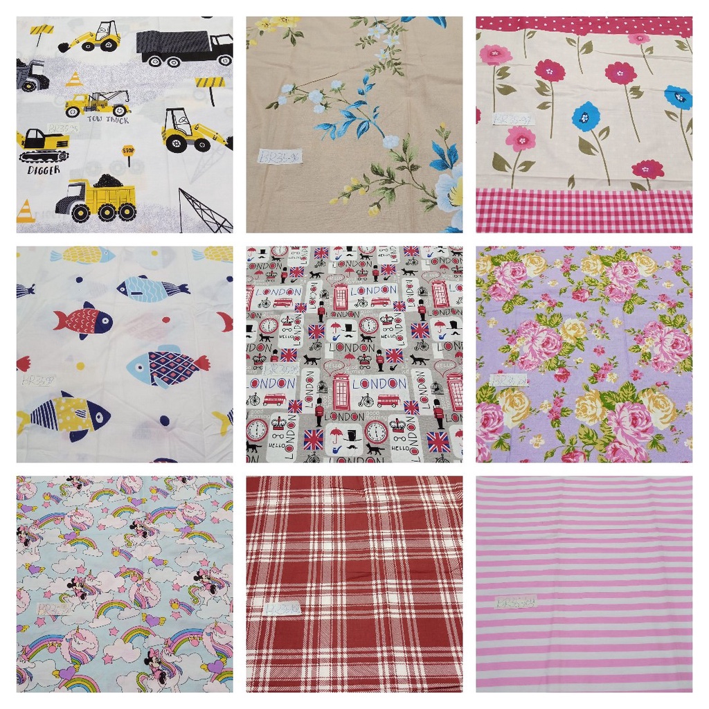 Jual KONICO kain Katun sprei Meteran Motif Anak Tabur Murah SALE ESRA CATRA STAR GROW | Shopee ...