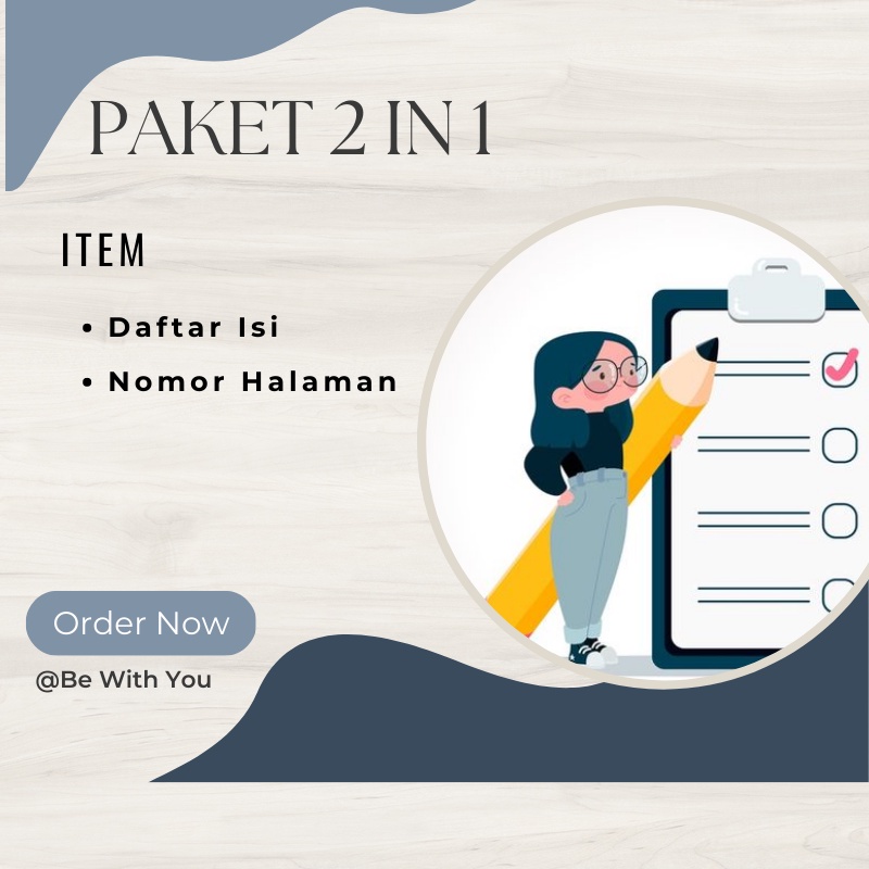Jual DAFTAR ISI DAN NOMER HALAMAN / DAFTAR ISI / NOMOR HALAMAN | Shopee ...