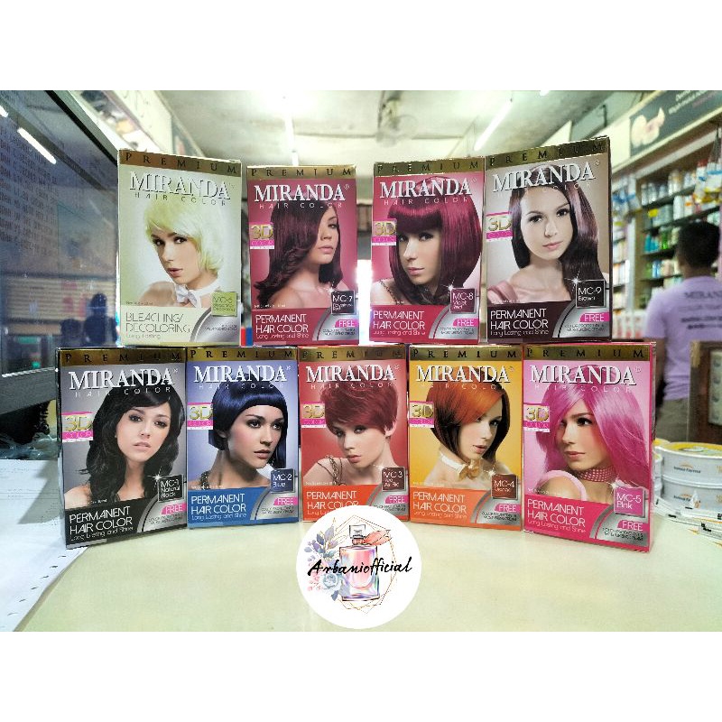 Jual MIRANDA HAIR COLOUR 30gr | Shopee Indonesia