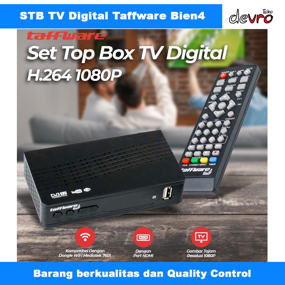 Jual Set Top Box STB TV Box Digital - Taffware Bien4 Digital Satellite ...