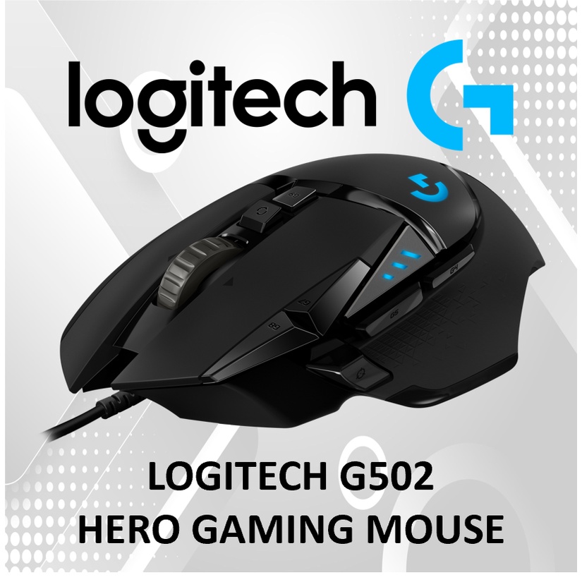 Jual Mouse Gaming Logitech G502 Hero Gaming Mouse | Shopee Indonesia