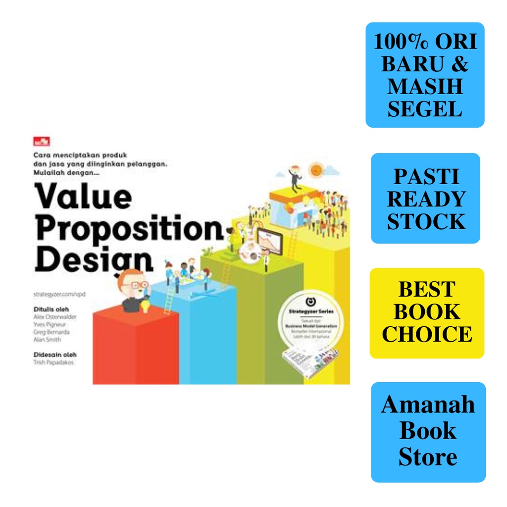 Jual Buku Value Proposition Design by Alex Osterwalder, Yves Pigneur ...