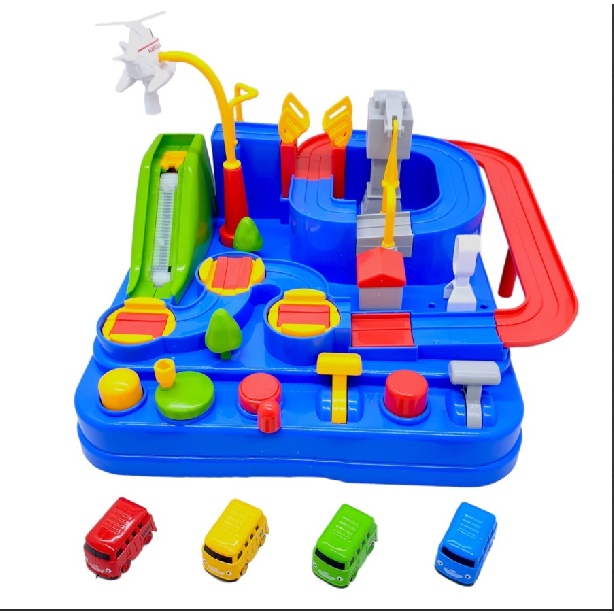 Jual Kereta Api Track Mainan Petualangan Bus Track 4Pc Sangat Lucu ...