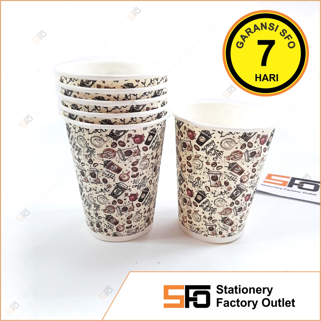Jual Hot Paper Cup Gelas Kertas Minuman Panas 8 Oz (240ml) - Tanpa Penutup | Shopee Indonesia
