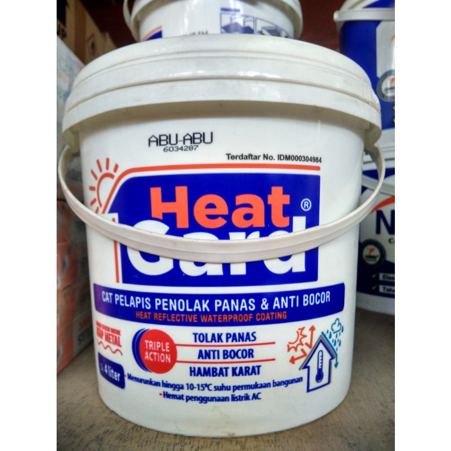 Jual HEATGARD Cat Pelapis Anti Bocor / Waterproofing 4kg Murah | Shopee ...