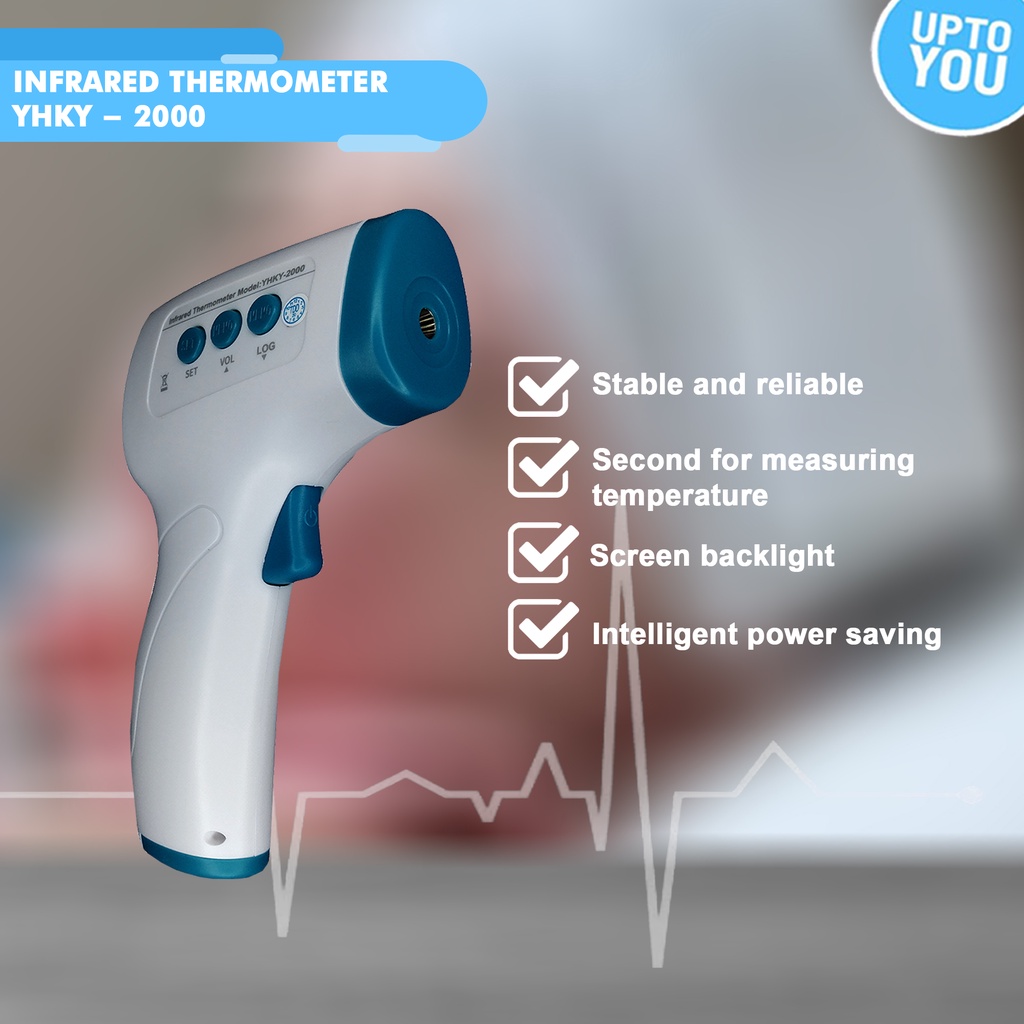 Jual Thermogun - Thermometer Infrared - Thermometer Pengukur Suhu Tubuh ...
