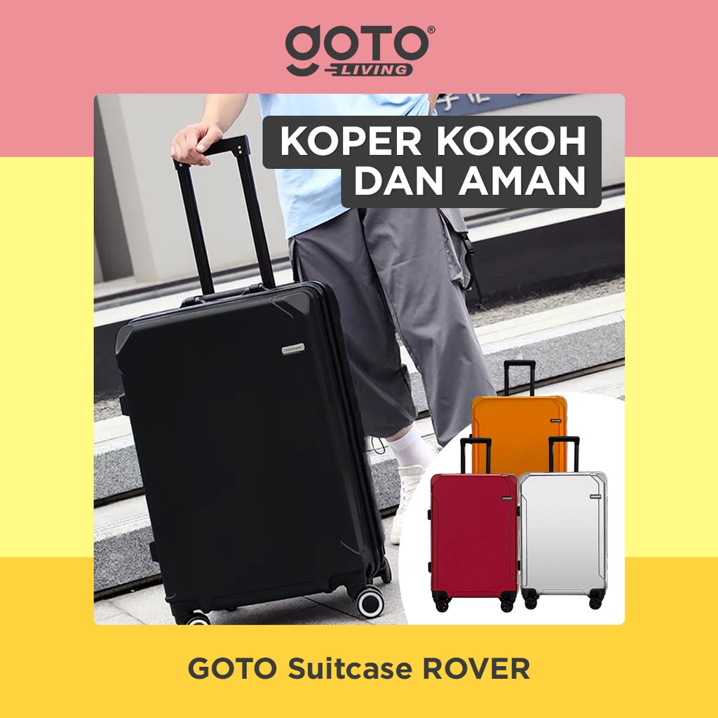 Jual Goto Rover Koper Roda Kabin Suitcase Kunci Cabin 20 24 Inch Bagasi ...