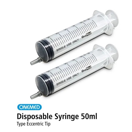 Jual Spuit/Syringe Onemed 50cc/100cc/Onemed Disposable Syringe 50 cc ...