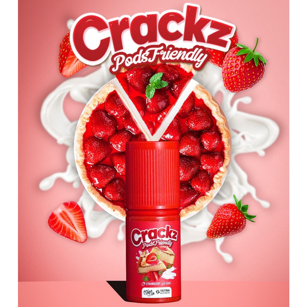 Jual Liquid CRACKZ V5 PODS FRIENDLY 30ML nic 12Mg - Strawberry ...