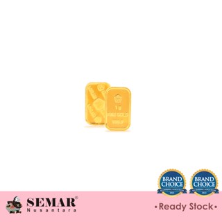 Jual Logam Mulia Antam 1gr Emas Batangan Semar Nusantara | Shopee Indonesia