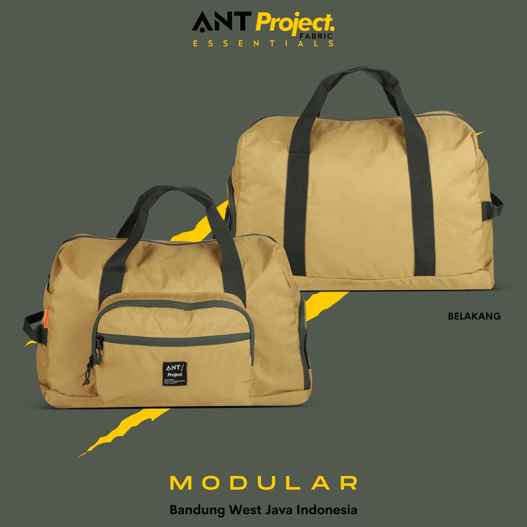 Jual ANT PROJECT - Tas Gym MODULAR Kuning- Tas Travel - Tas Duffel ...