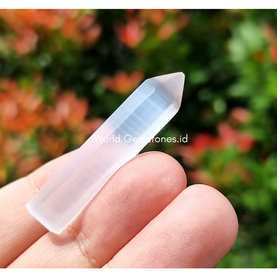 Jual Natural Selenite Point - Mini Tower 5 cm - Morocco ( 1.95.6 ) | Shopee Indonesia