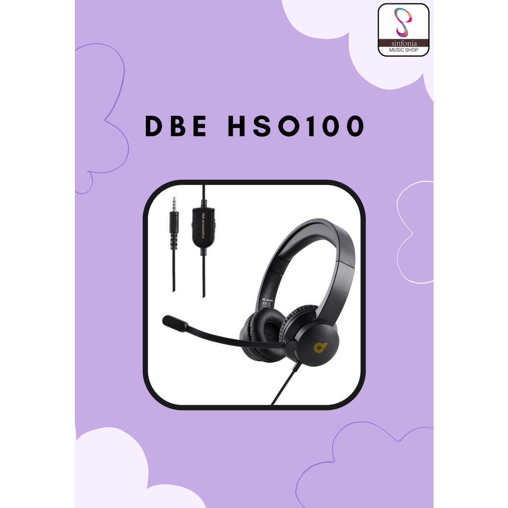 Jual dbE HSO100 Comfortable Office Headset Microphone | Shopee Indonesia