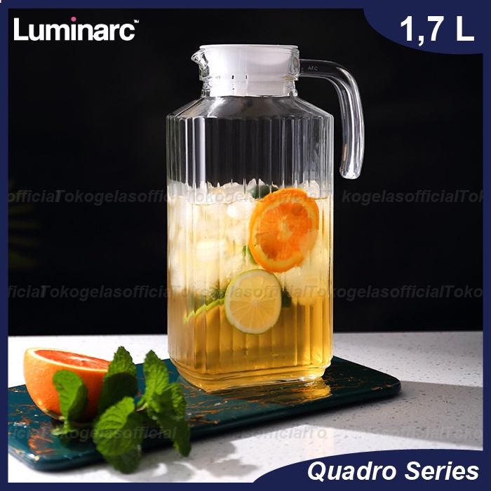 Jual Luminarc Pitcher Quadro 1.7L/Pitcher Kaca Luminarc/Teko Air ...