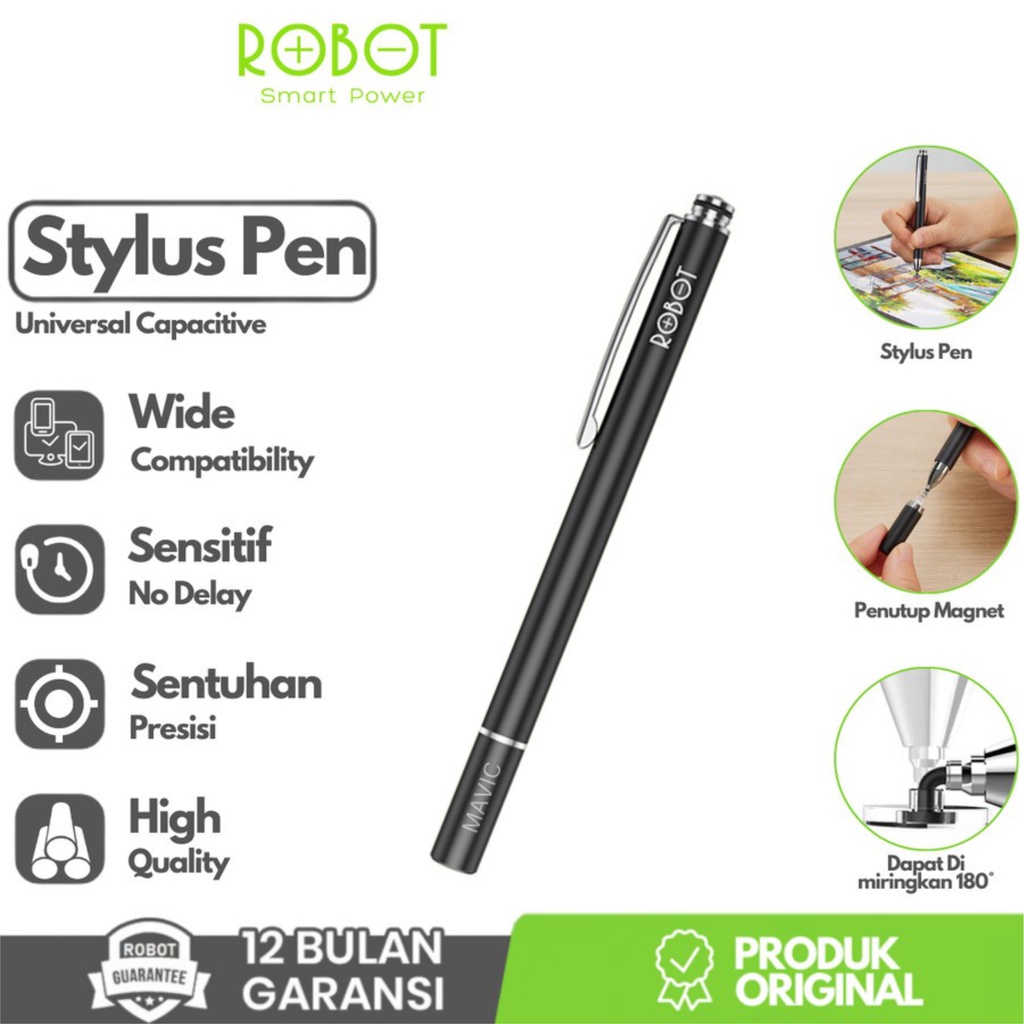 Jual Robot Stylus Pen Universal Capacitive for Android iPad Tablet ...
